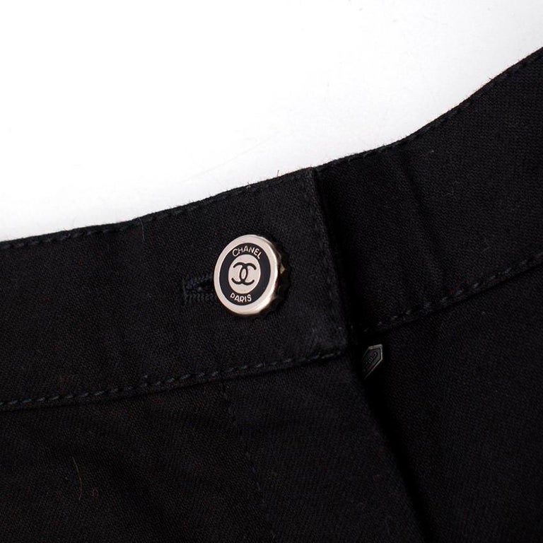 Chanel Black High- waisted Shorts - Size US 0-2 at 1stDibs | chanel ...