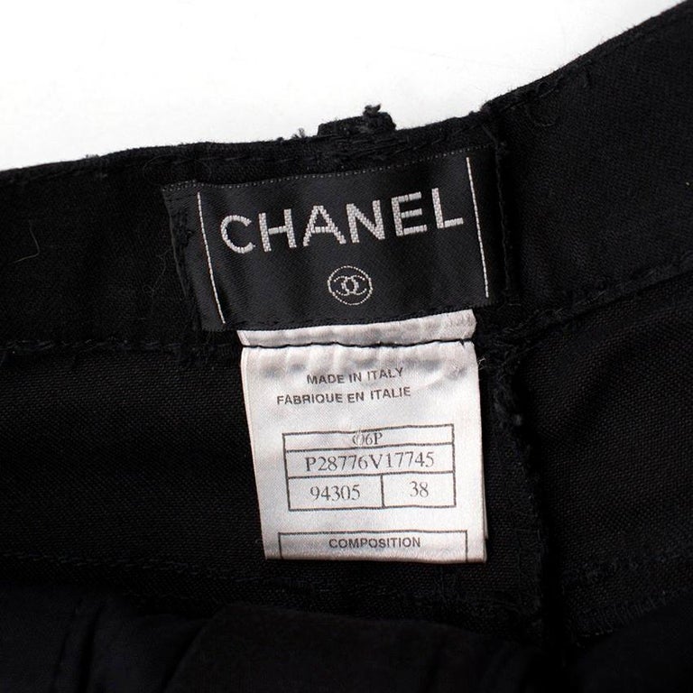 Chanel Black High- waisted Shorts - Size US 0-2 at 1stDibs | chanel ...