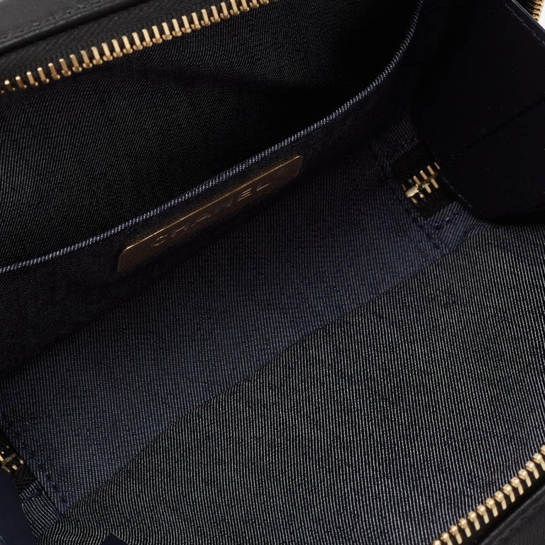 Chanel Black Leather CC Mania Waist Bag For Sale at 1stDibs