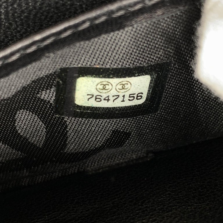 Chanel Black Leather Limited Edition Mademoiselle Postcard Mini Bag For ...