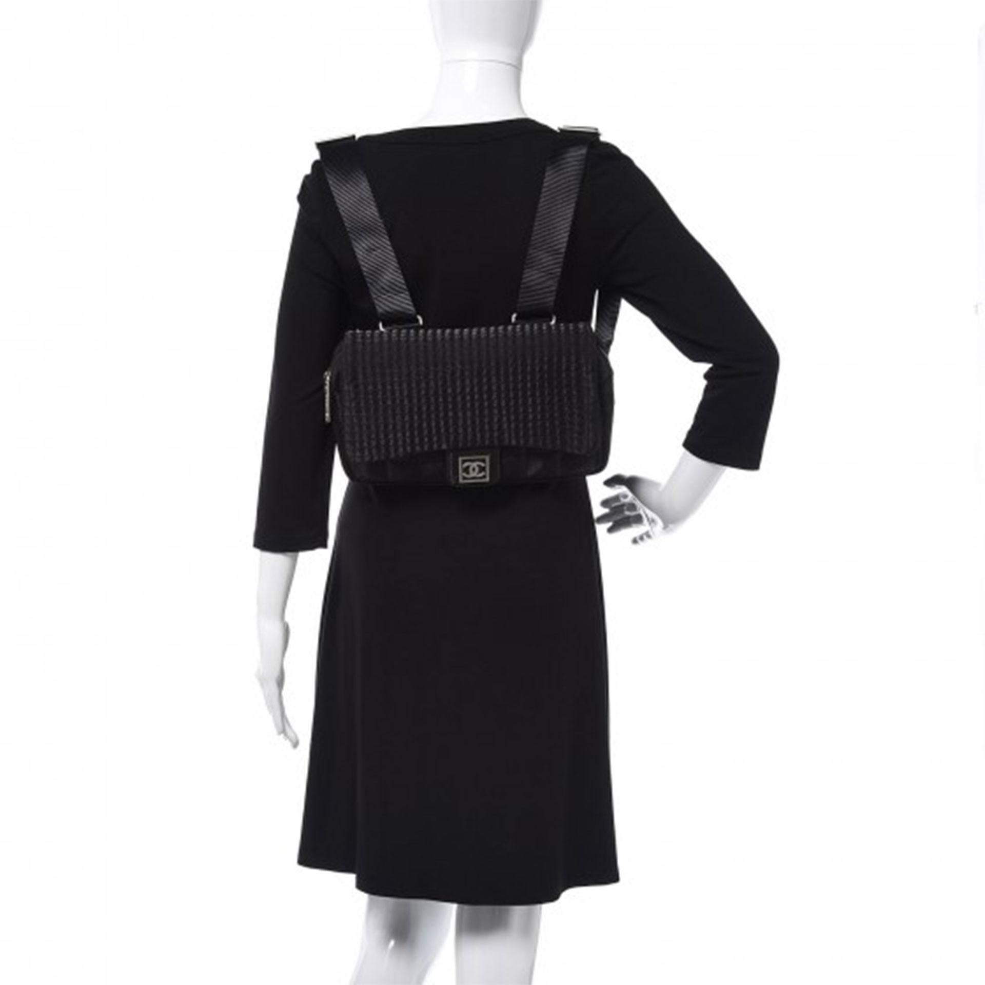 Chanel Black Nylon Ski Sport Backpack For Sale at 1stDibs | chanel ...