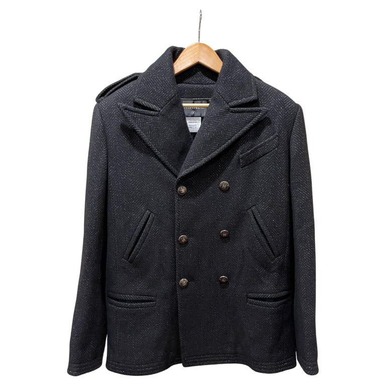 Chanel Black Peacoat CC Buttons *RARE* For Sale at 1stDibs