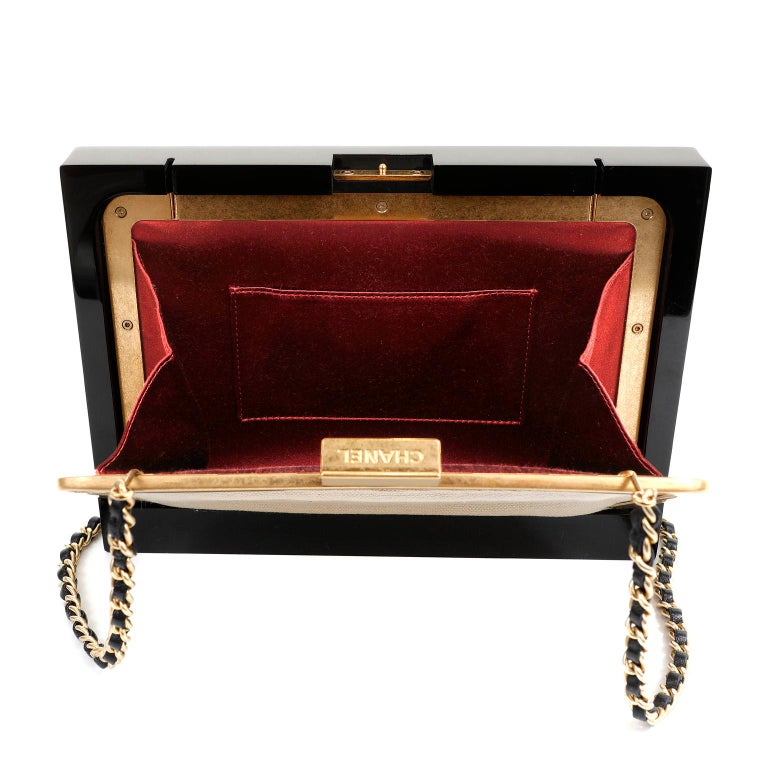 Chanel Black Privée Collection Runway Frame Bag For Sale at 1stDibs