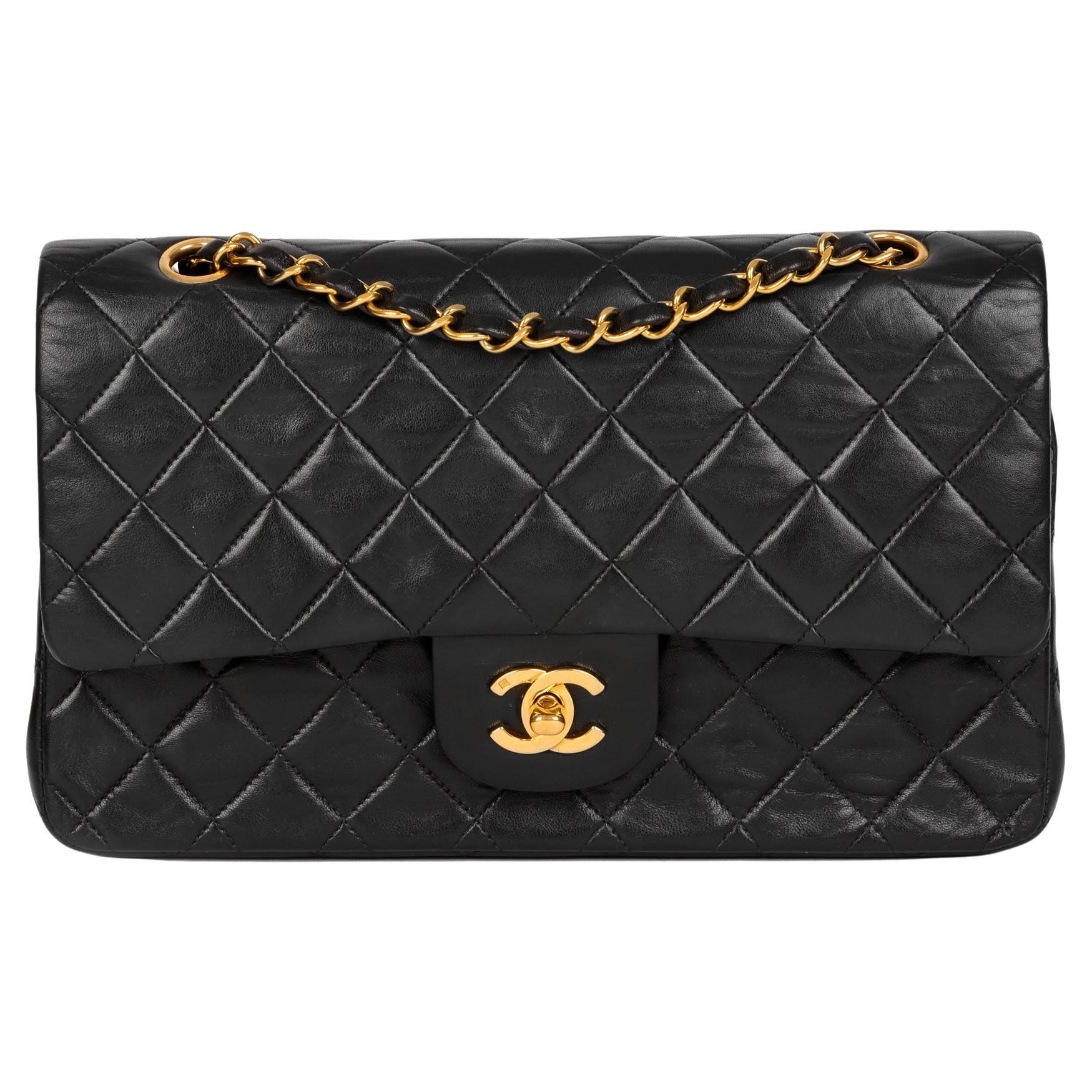 Chanel Black Leather Jumbo Coco Rain Flap Bag at 1stDibs