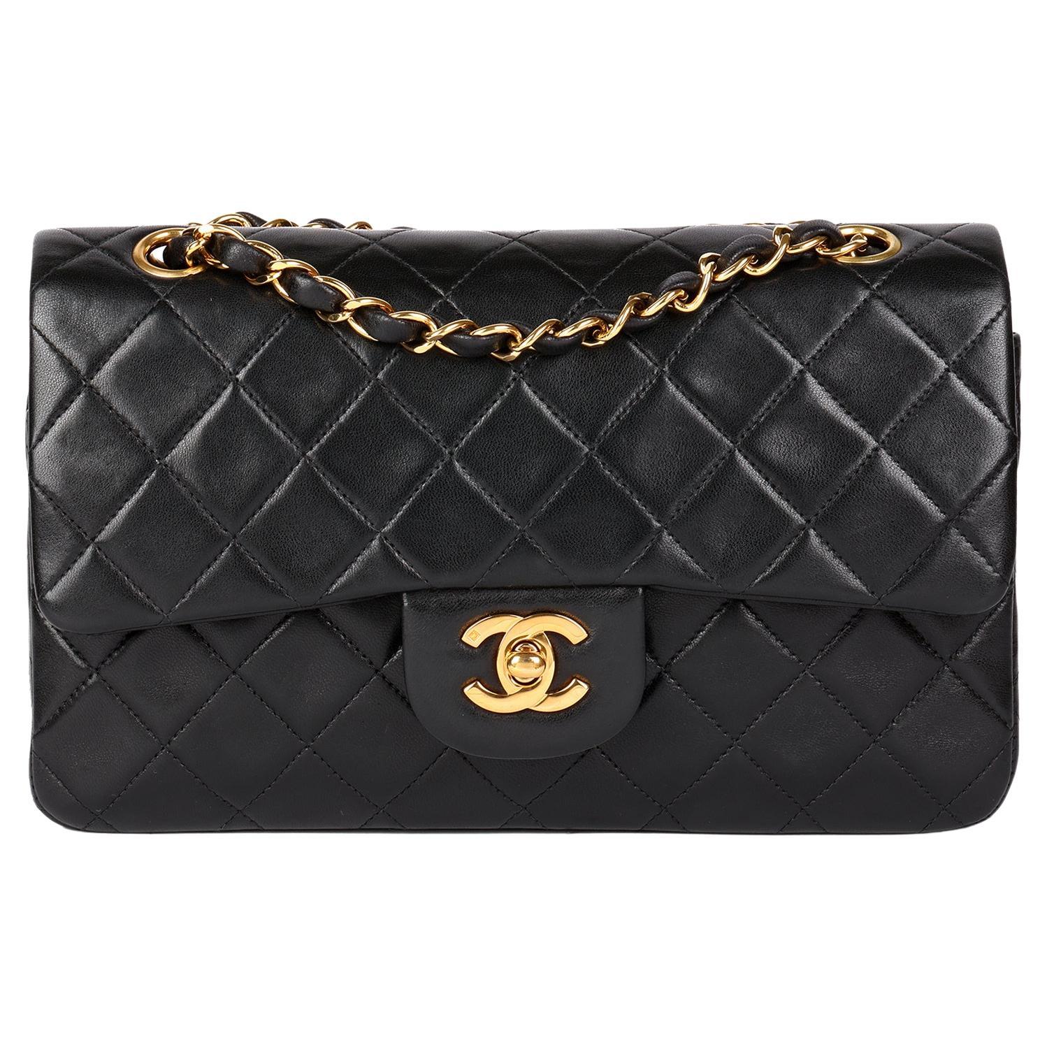 CHANEL Black Quilted Lambskin Romance Rectangular Mini Flap Bag For ...