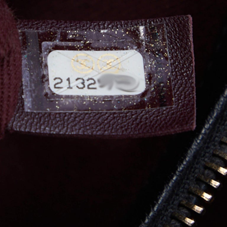 Chanel Black Quilted Patent Leather Double Chain Bag For Sale at 1stDibs