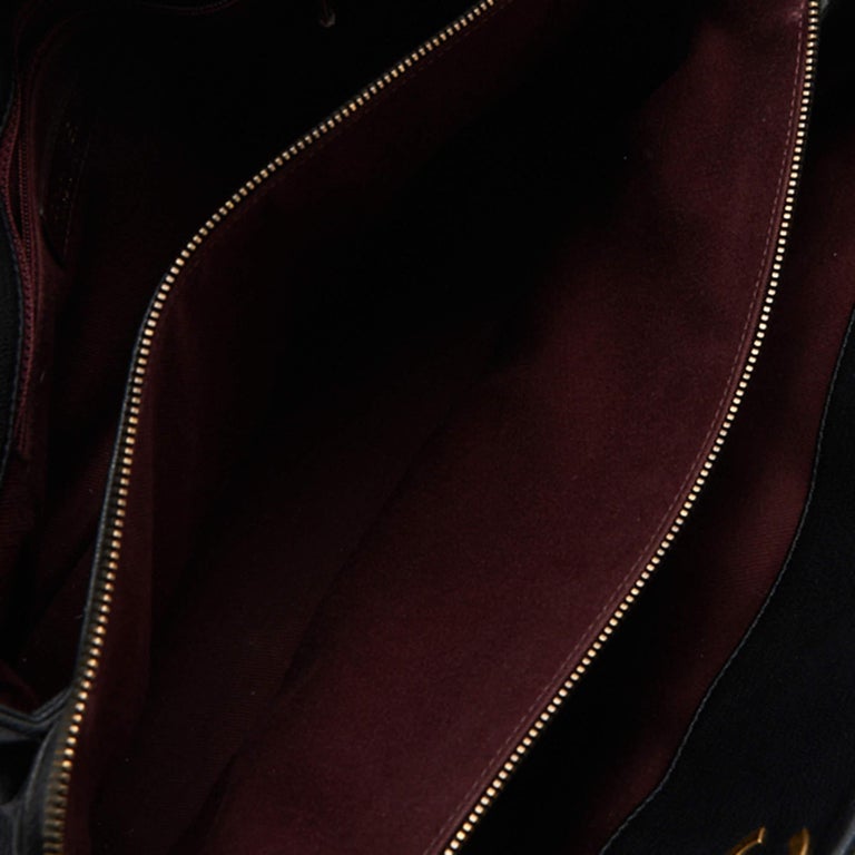 Chanel Black Quilted Patent Leather Double Chain Bag For Sale at 1stDibs