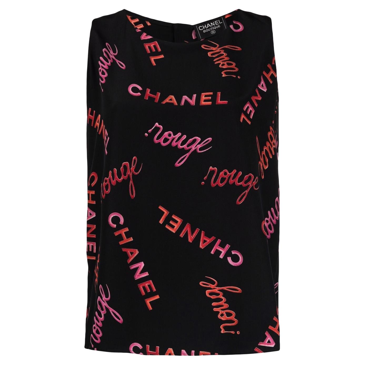 Chanel Strapless Top - black at 1stDibs