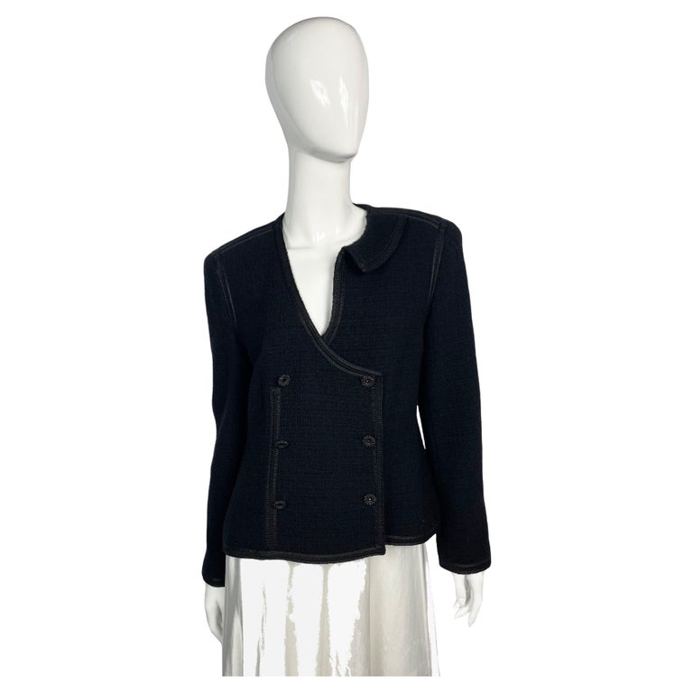 Chanel Black Vintage Jacket, Cruise 2002 Collection For Sale at 1stDibs