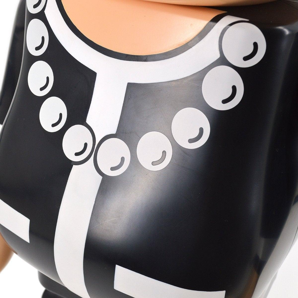 CHANEL Black White Medicom Bearbrick Novelty Toy Doll Figurine ...