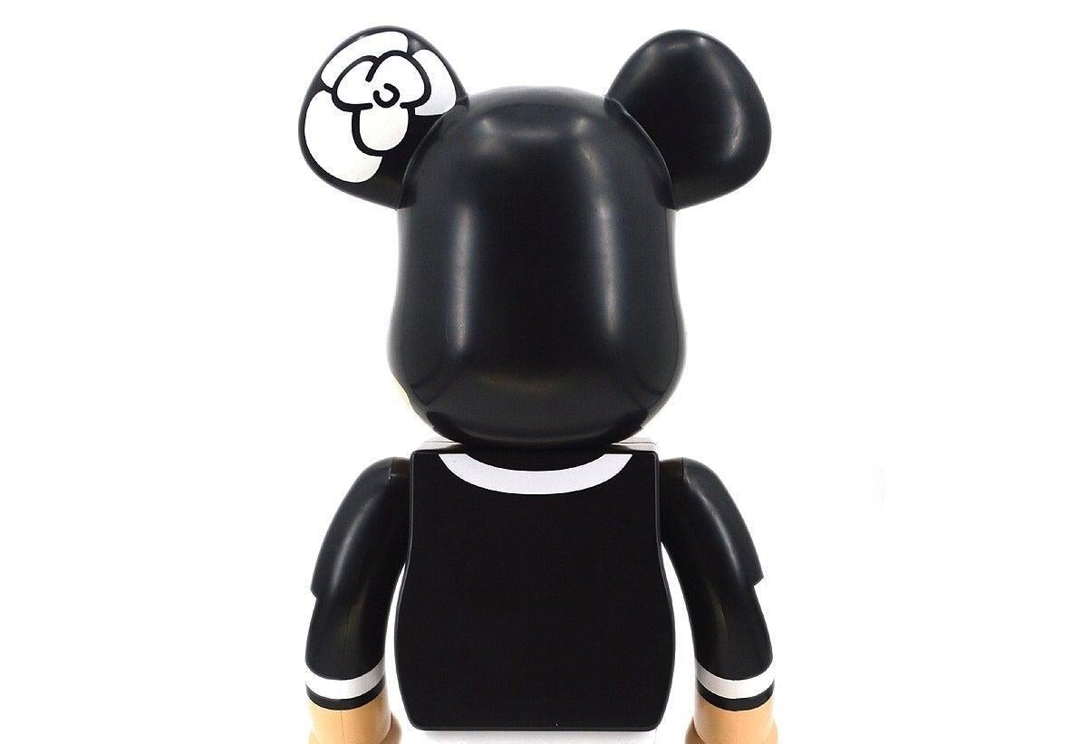 CHANEL Black White Medicom Bearbrick Novelty Toy Doll Figurine ...