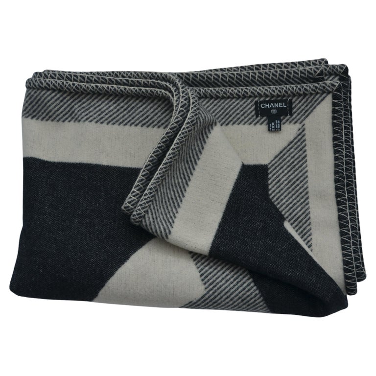 Chanel Blanket Throw Travel Rug NEW 74" X 55" For Sale at 1stDibs ...
