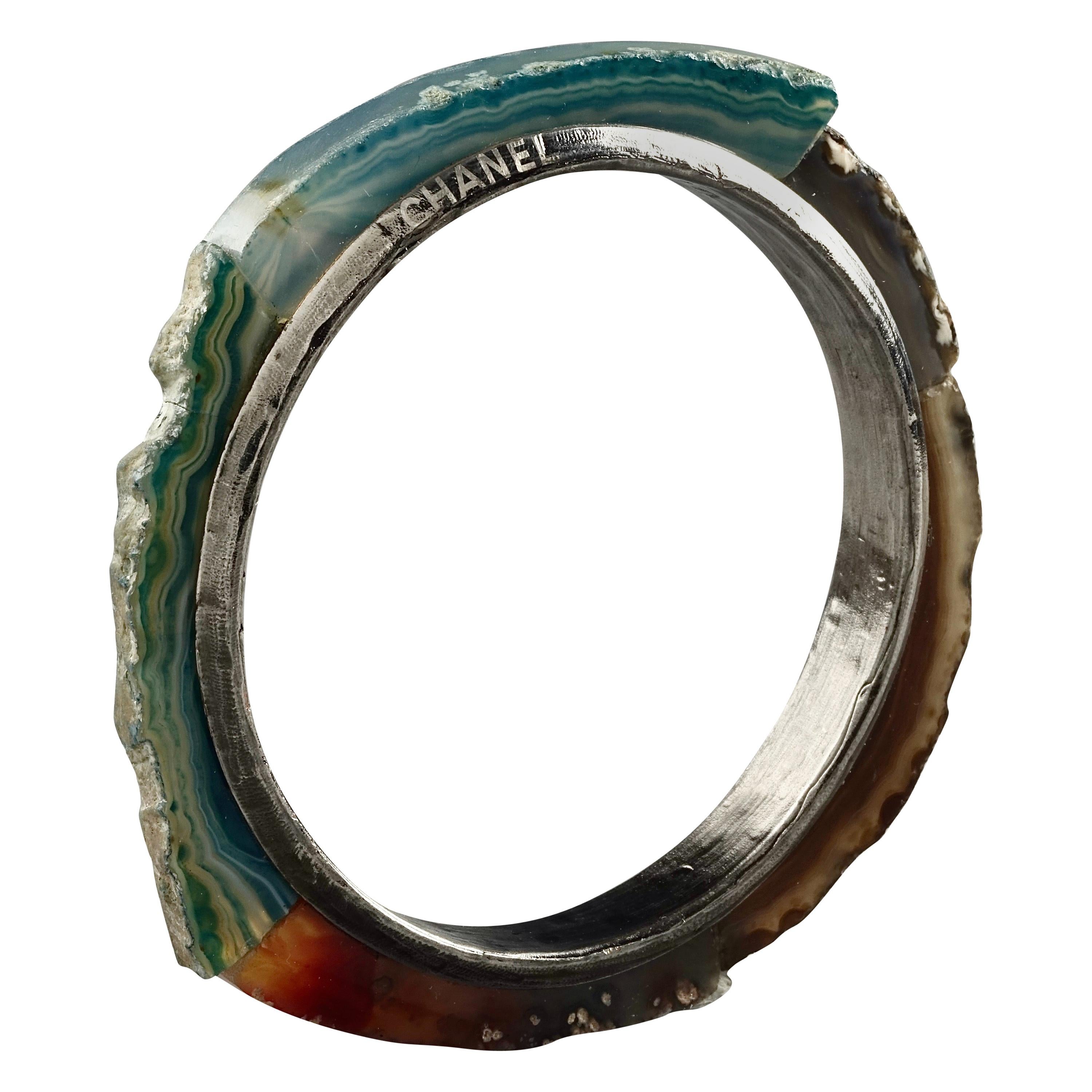 Chanel Plume de Chanel Diamond Bangle Bracelet at 1stDibs