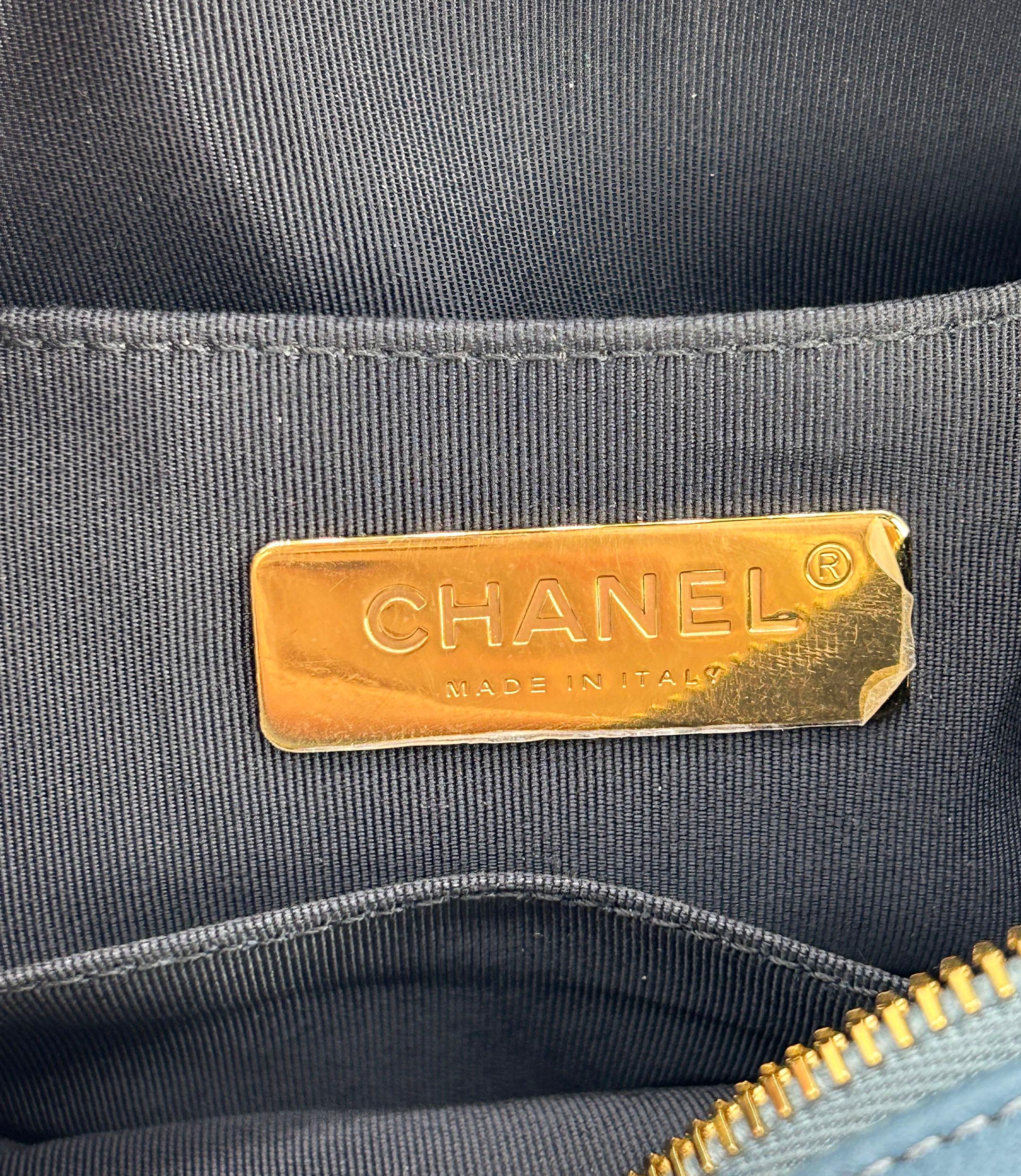 Chanel Blue Color Block Camera Case NWT For Sale at 1stDibs