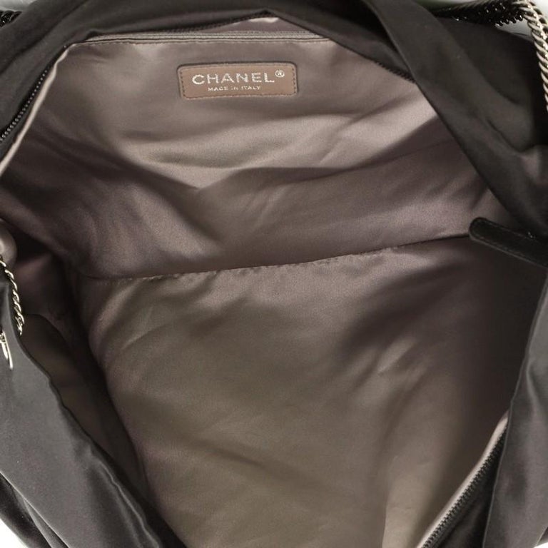 Chanel Bow Bag Satin Large at 1stDibs