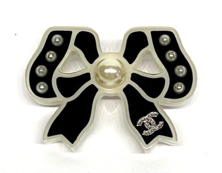 Chanel Bow Pin, Spring 2018 Collection at 1stDibs