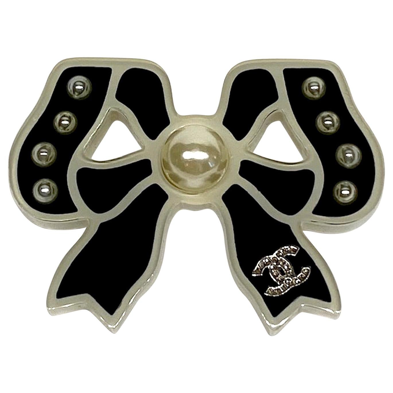 Chanel Bow Pin, Spring 2018 Collection at 1stDibs