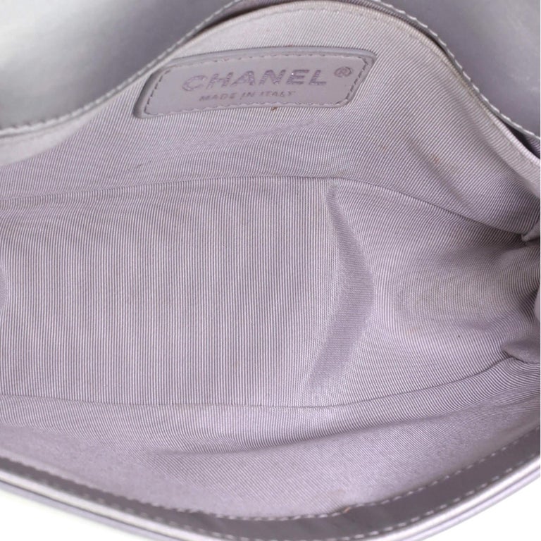 Chanel Boy Flap Bag Quilted Holographic PVC Small at 1stDibs | chanel ...