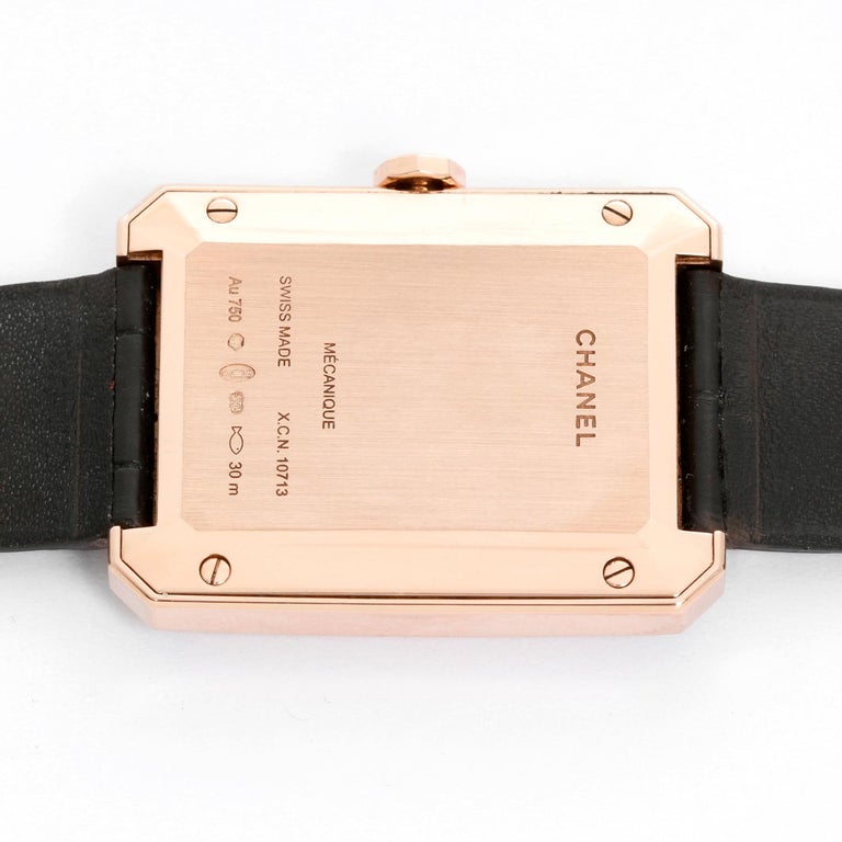 Chanel Boy Friend 18 Karat Beige Gold Ladies Watch at 1stDibs | chanel ...