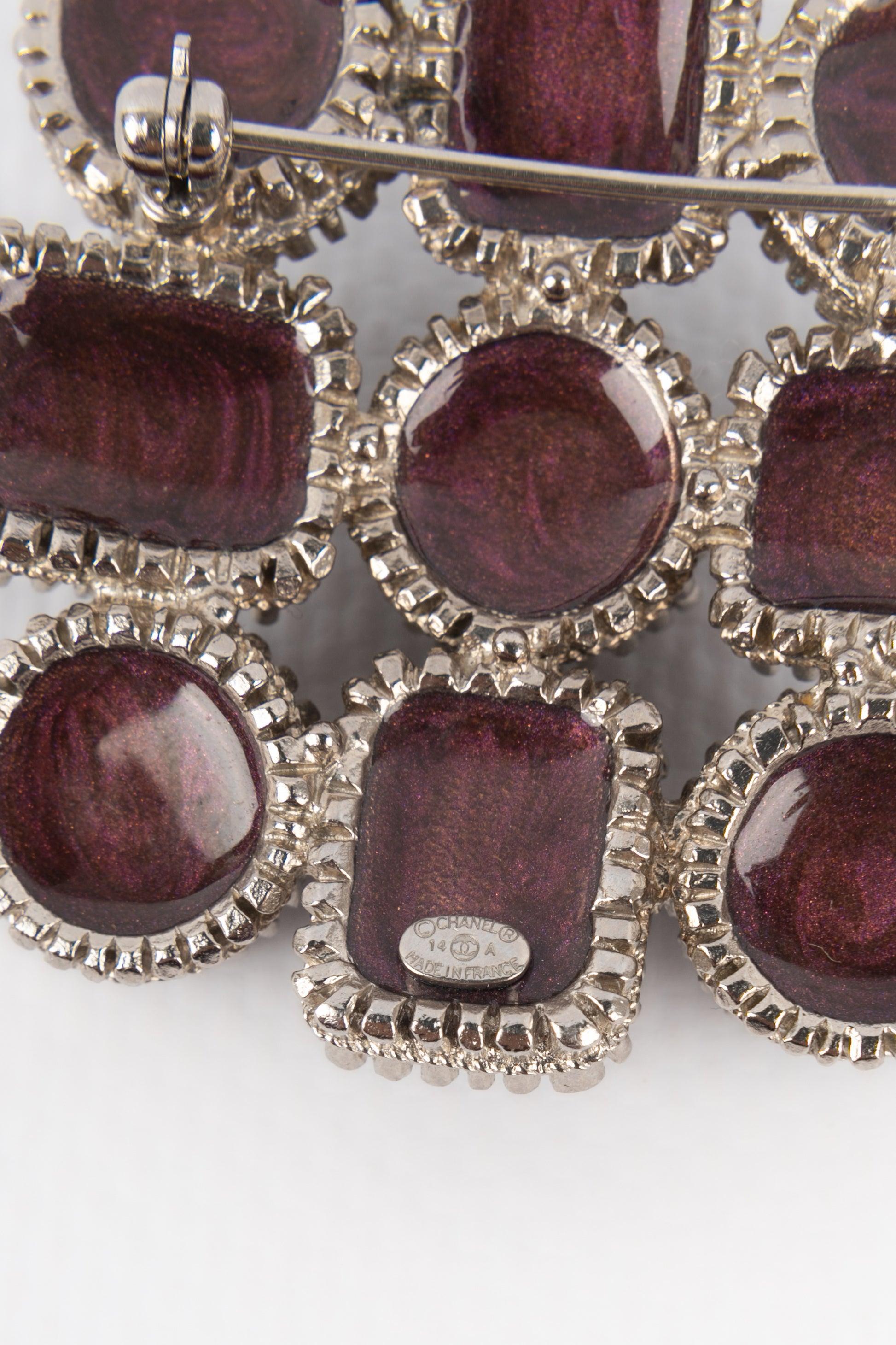 Chanel Brooch with Resin, 2014 For Sale at 1stDibs