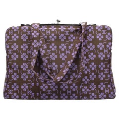 Chanel Drawstring Charm Bucket Bag Fringe Denim at 1stDibs