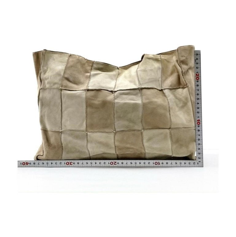 Chanel Brown Suede Patchwork Tote bag 855388 For Sale at 1stDibs