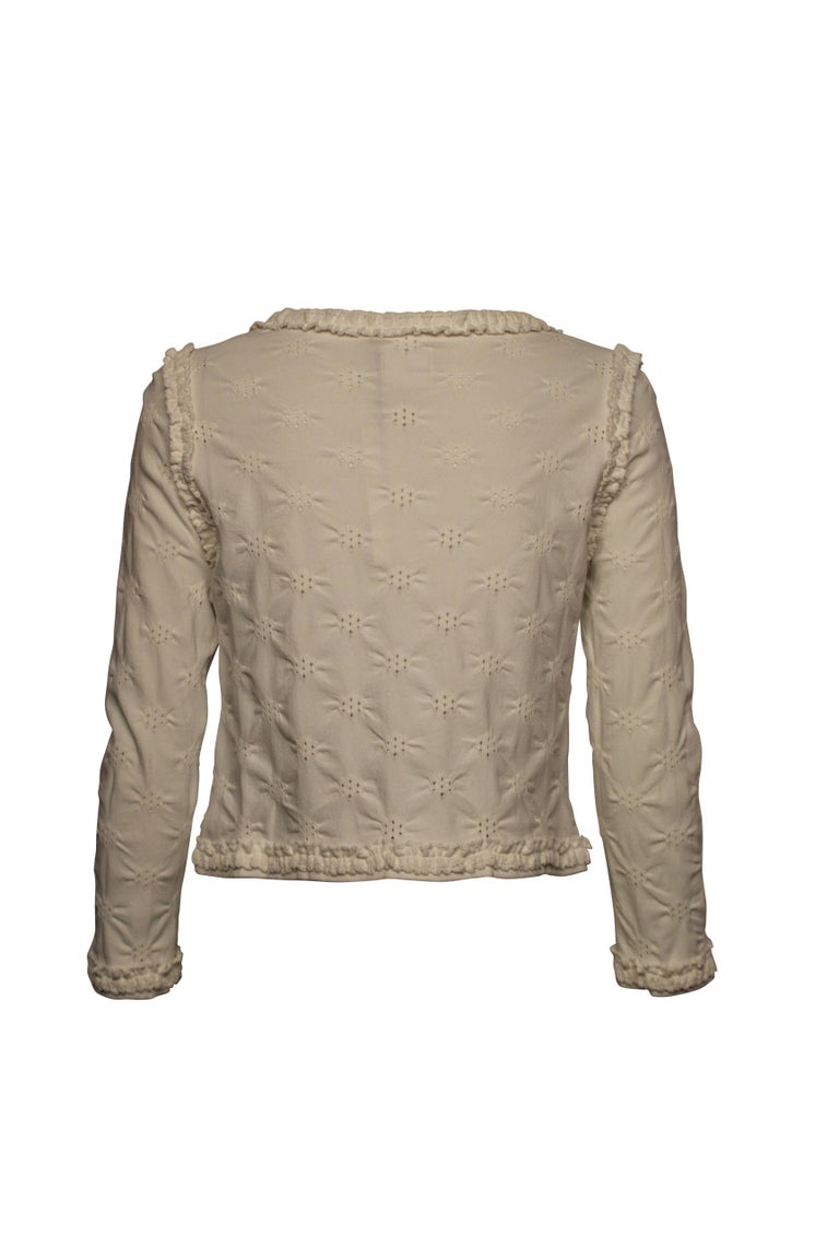 CHANEL Button Up Top For Sale at 1stDibs | chanel button on top