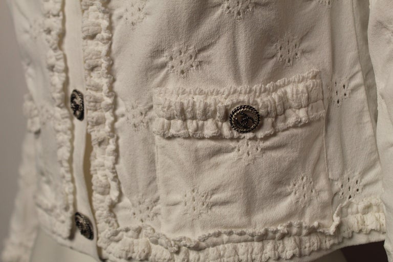 CHANEL Button Up Top For Sale at 1stDibs | chanel button on top