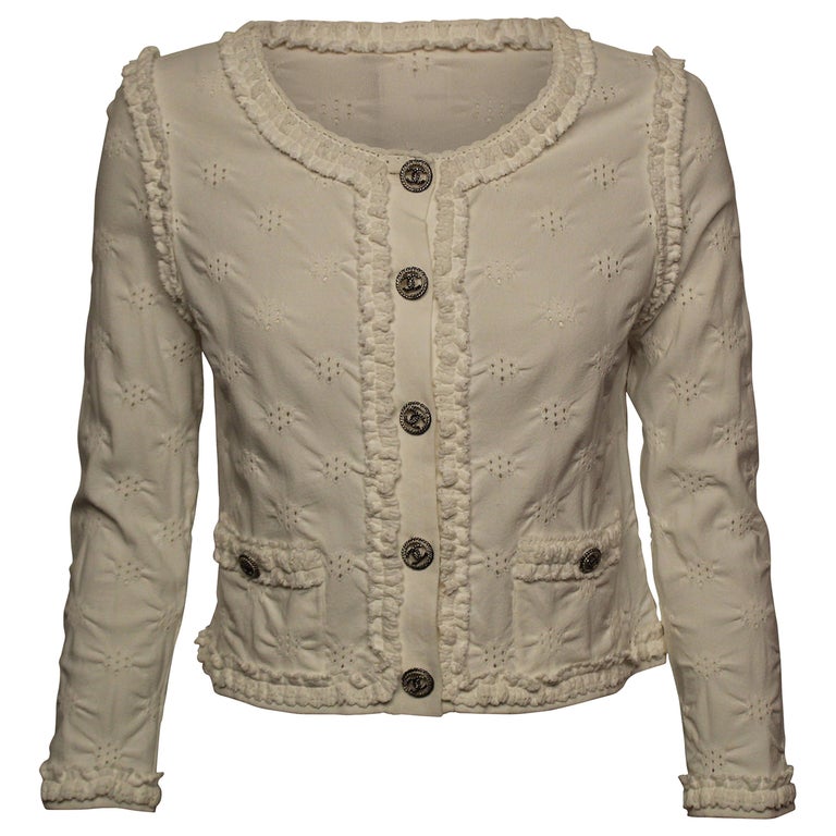 CHANEL Button Up Top For Sale at 1stDibs | chanel button on top