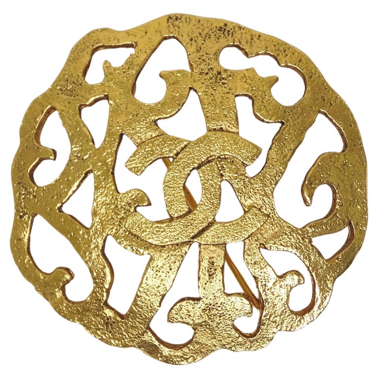 Chanel by Karl Lagerfeld 1980's Brooch For Sale at 1stDibs