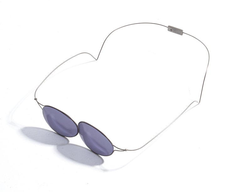Chanel by Karl Lagerfeld 'Double Monocle' sunglasses for sunbathing, ss ...