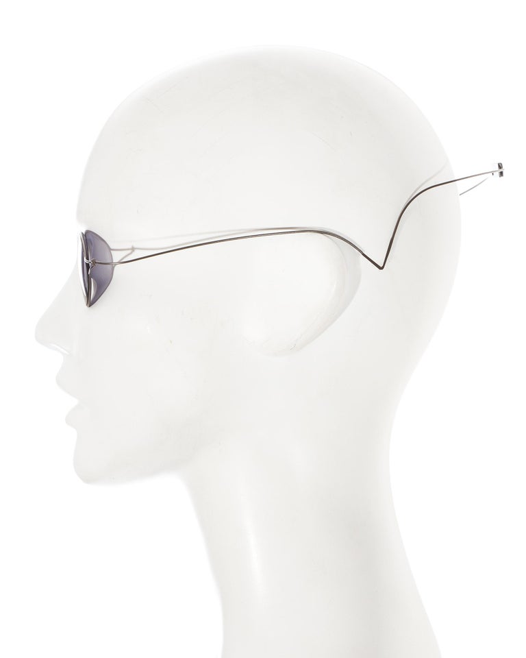 Chanel by Karl Lagerfeld 'Double Monocle' sunglasses for sunbathing, ss ...