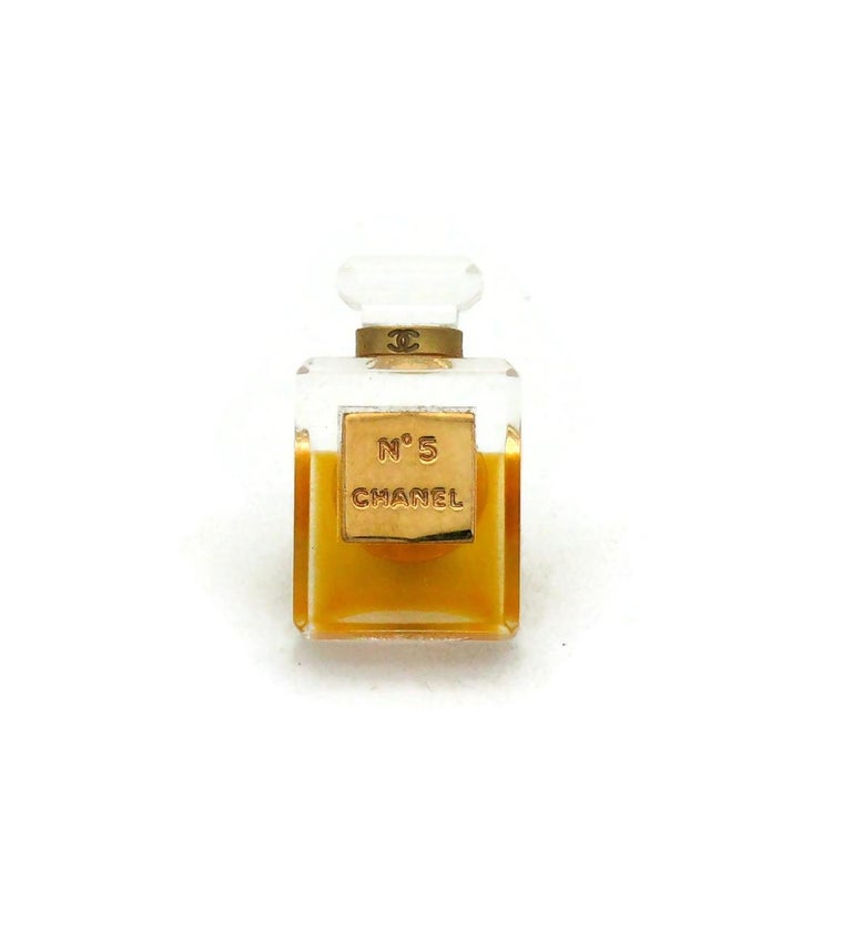 CHANEL by KARL LAGERFELD Iconic No. 5 Perfume Bottle Pin Brooch, 2005 ...