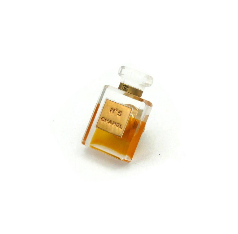 CHANEL by KARL LAGERFELD Iconic No. 5 Perfume Bottle Pin Brooch, 2005 ...