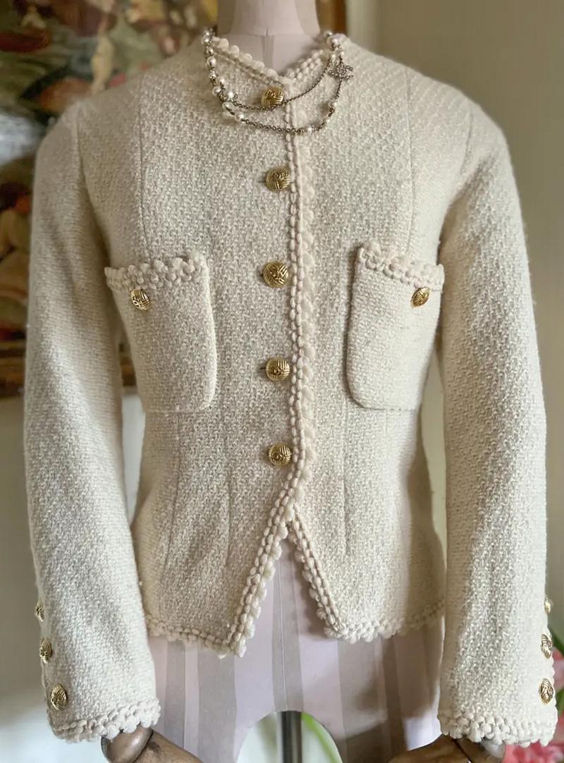 Chanel by Karl Lagerfeld Jacket S/S 1990 For Sale at 1stDibs