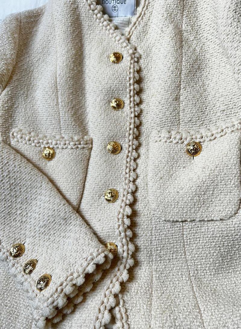 Chanel by Karl Lagerfeld Jacket S/S 1990 For Sale at 1stDibs