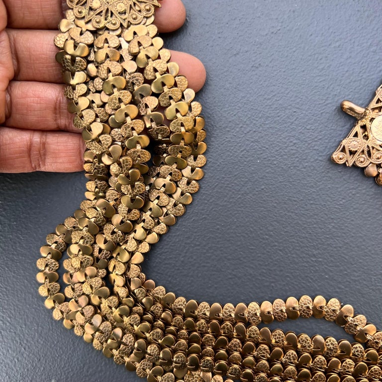 Chanel by Karl Lagerfeld Vintage Multi Chain Statement Necklace For ...