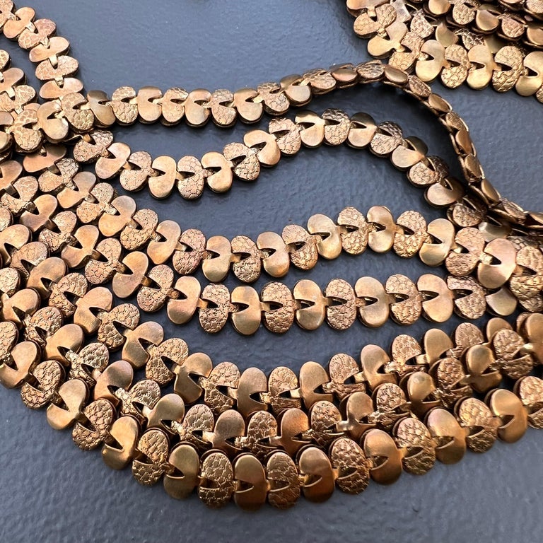 Chanel by Karl Lagerfeld Vintage Multi Chain Statement Necklace For ...