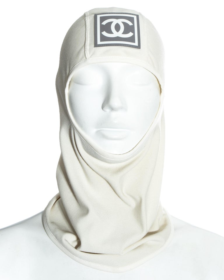 Chanel by Karl Lagerfeld white ski mask, fw 2001 at 1stDibs | chanel ...