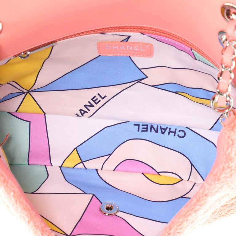 Chanel By The Sea Flap Bag Quilted Faux Fur Medium at 1stDibs | chanel ...