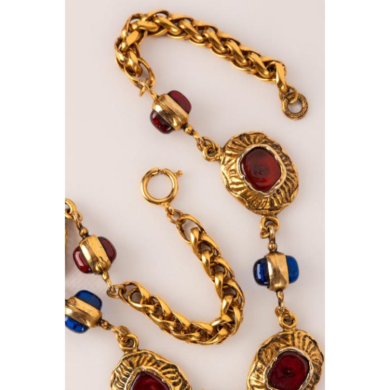 Chanel Byzantine Golden Metal Necklace, 1985 at 1stDibs