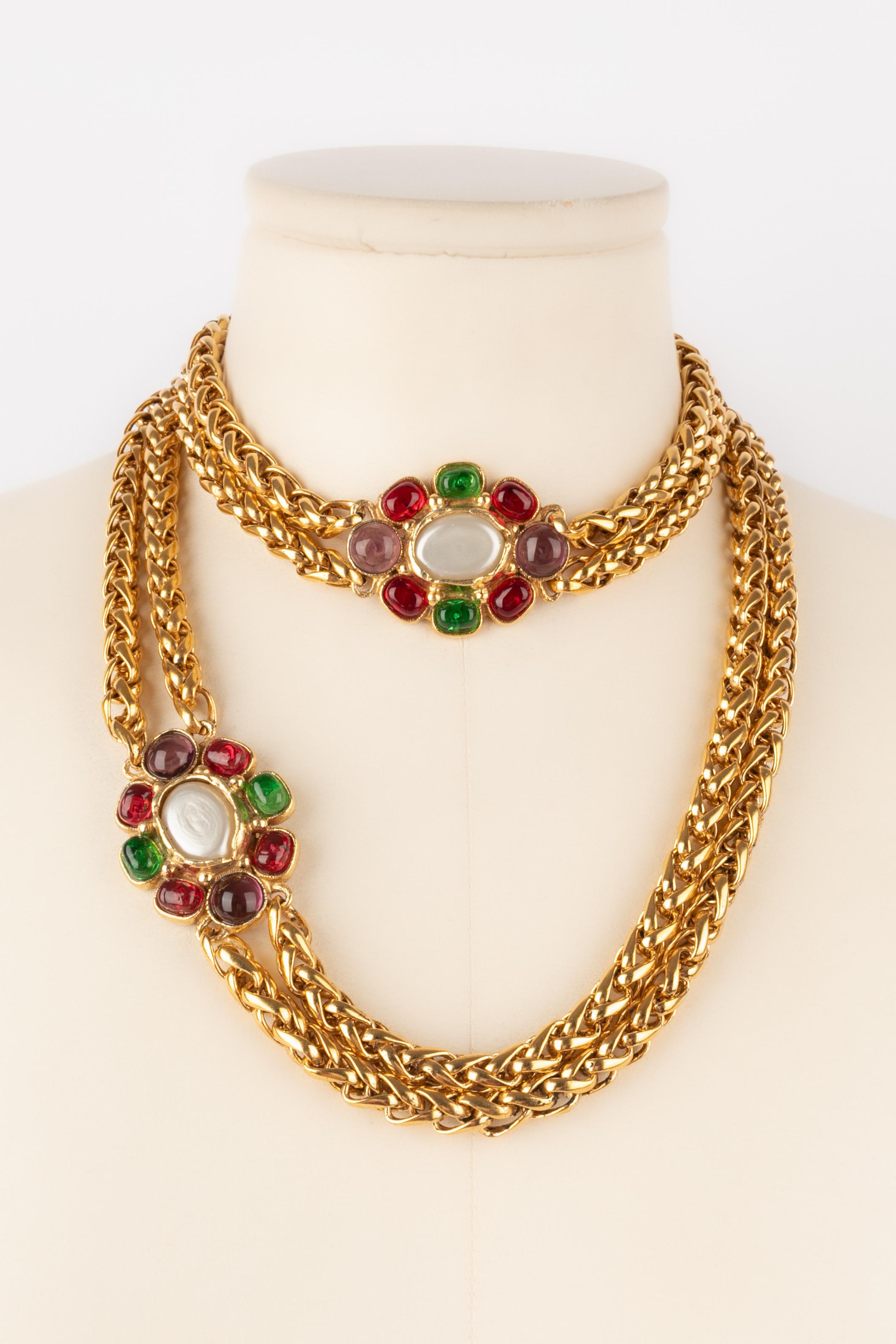 Chanel Byzantine necklace 1985 For Sale at 1stDibs