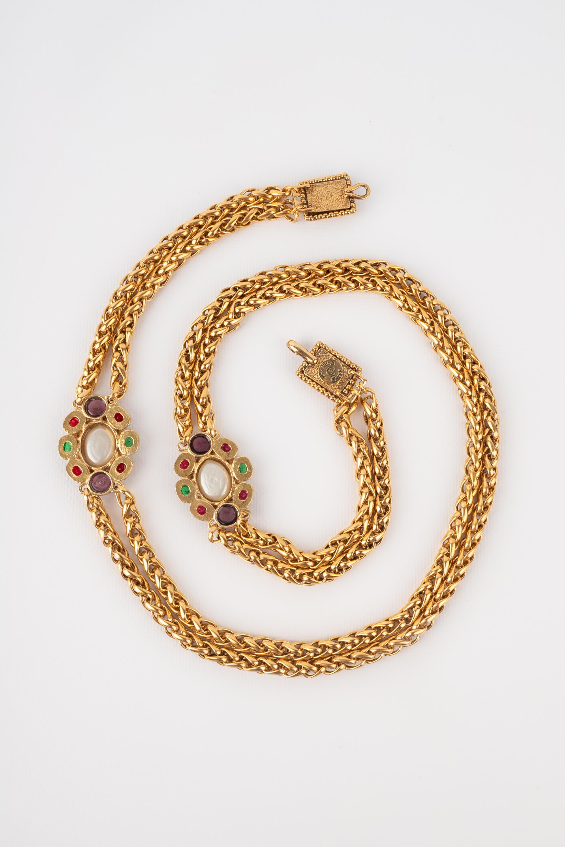 Chanel Byzantine necklace 1985 For Sale at 1stDibs