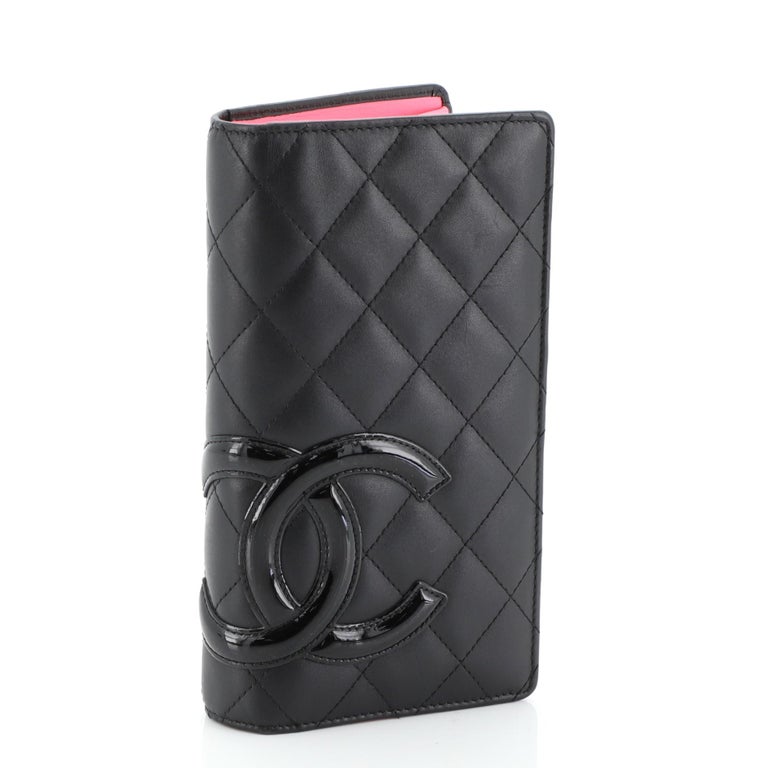 Chanel Cambon Wallet Quilted Lambskin Long at 1stDibs