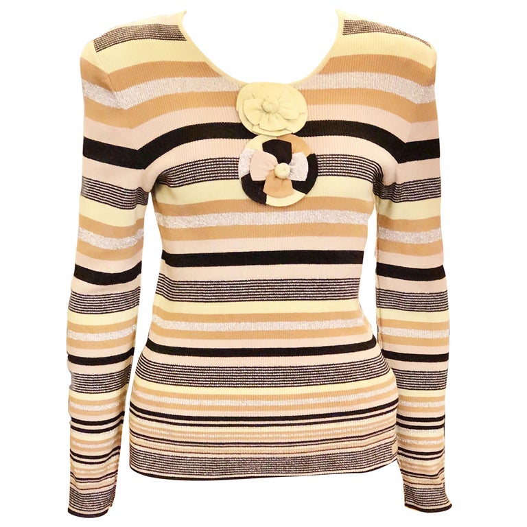 Chanel camellia top from Chanel spring/summer 2001 collection. For Sale ...