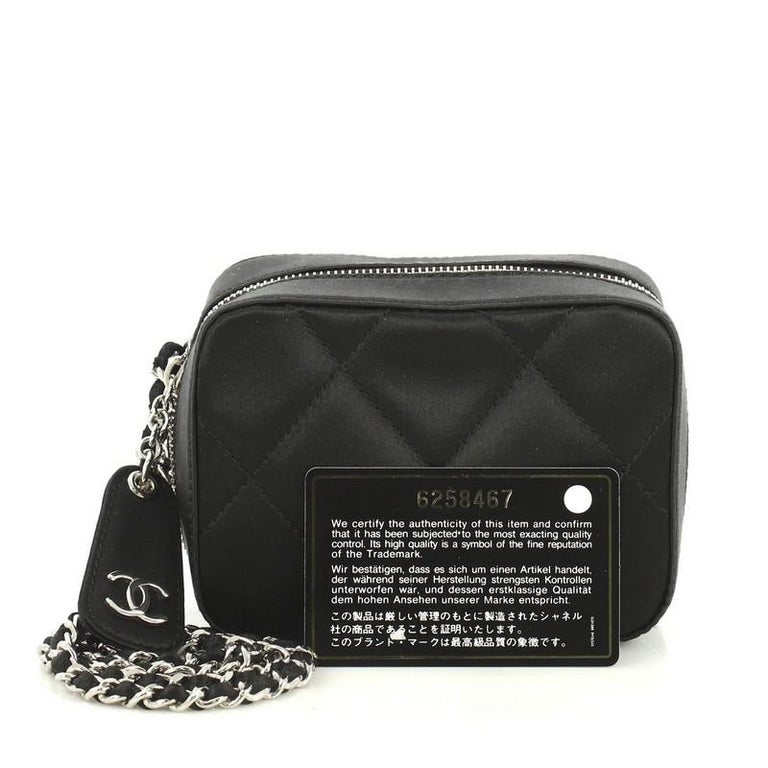 Chanel Camera Bag Quilted Satin Mini at 1stDibs