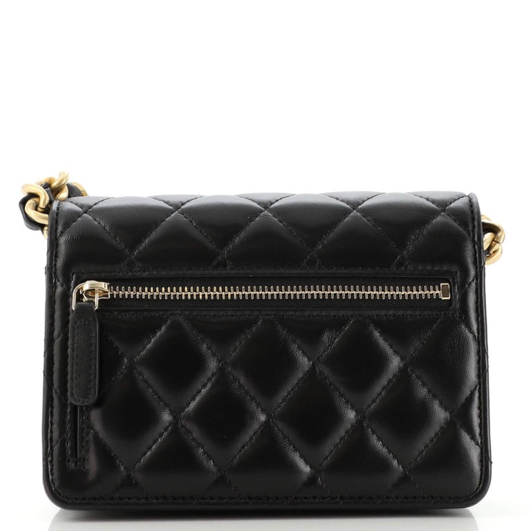Chanel Candy Chain CC Clutch with Chain Quilted Lambskin For Sale at ...