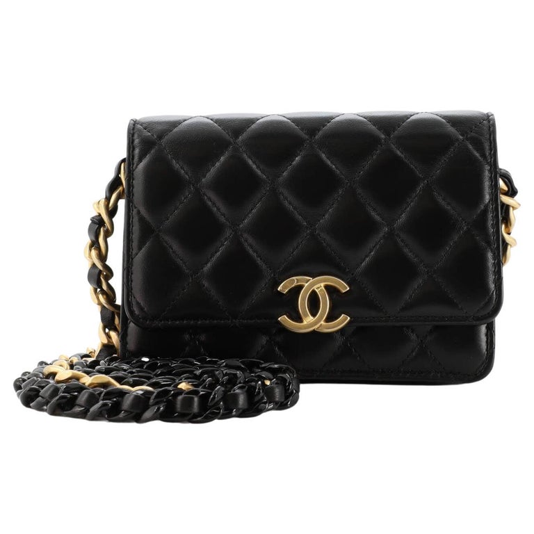 Chanel Candy Chain CC Clutch with Chain Quilted Lambskin For Sale at ...