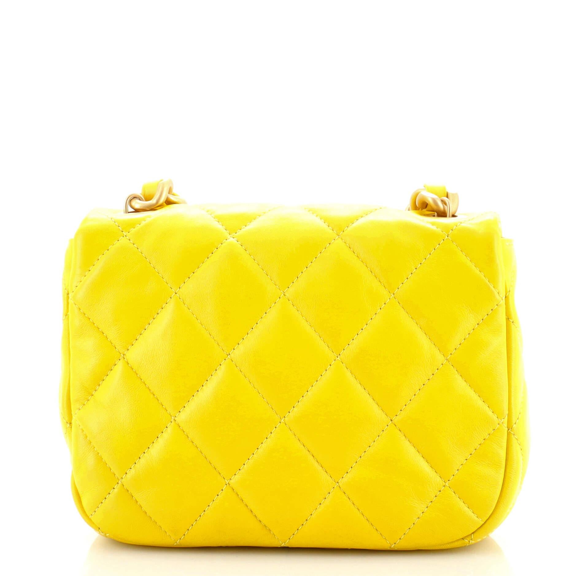 Chanel Candy Chain CC Flap Bag Quilted Lambskin Mini at 1stDibs ...