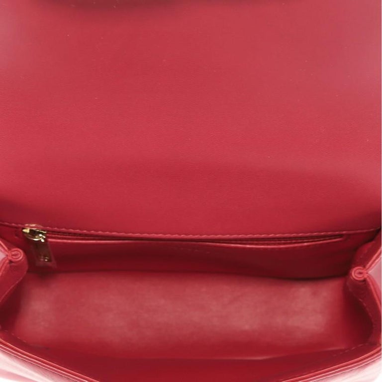 Chanel Carry Chic Flap Bag Quilted Lambskin Mini at 1stDibs